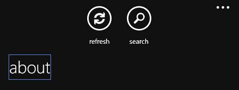 Windows Phone Application Bar