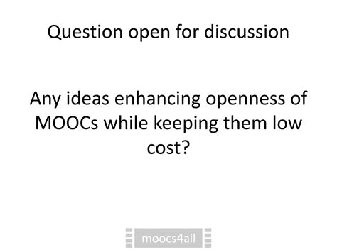 Moocs And Open Knowledge Ppt