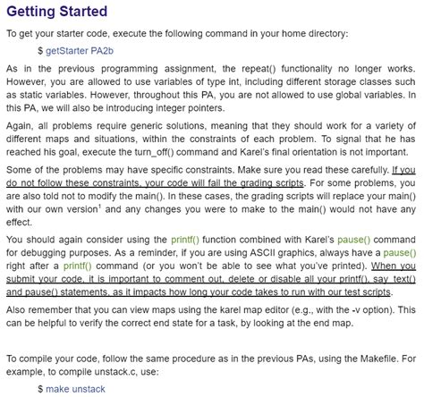 Solved To Get Your Starter Code Execute The Following