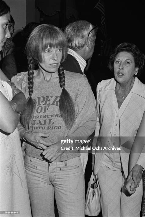 American Actress Louise Lasser At A Party Thrown For Us Presidential