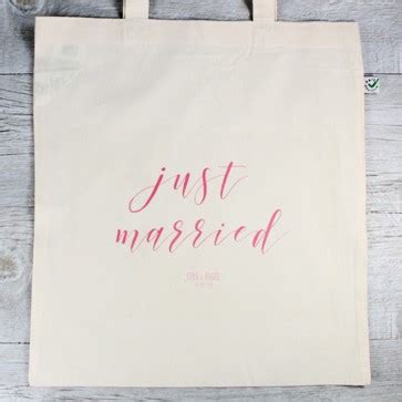 Tote Bag Just Married Una Boda Original