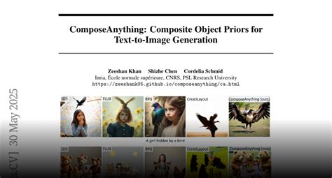 paper page composeanything composite object priors for text to image