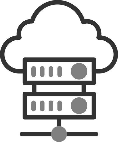 Cloud Server Vector Icon 21023331 Vector Art At Vecteezy