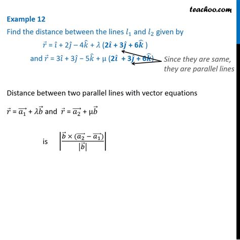 Example 10 Class 12 Chapter 11 Find Distance Between Lines