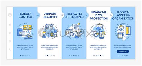 Behavior Metrics Elements Onboarding Vector Template Stock Vector