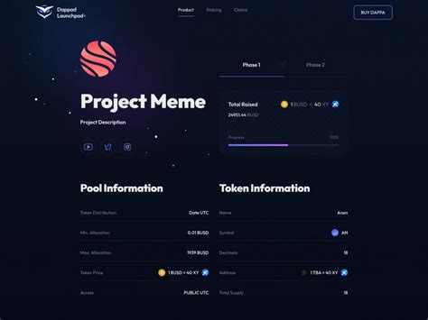 Blockchain Web Application UI UX Design