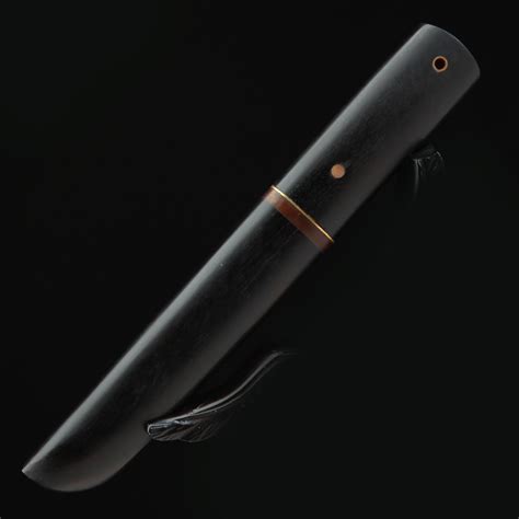 Aikuchi Tanto Handmade Japanese Aikuchi Tanto Sword Pattern Steel Truekatana