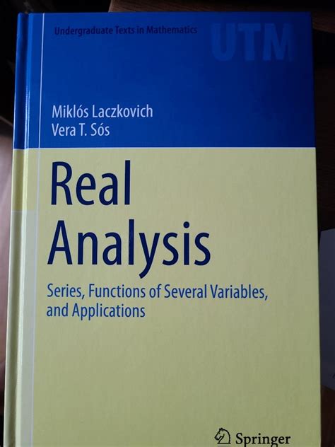Real Analysis Springer Hobbies And Toys Books And Magazines Textbooks On Carousell