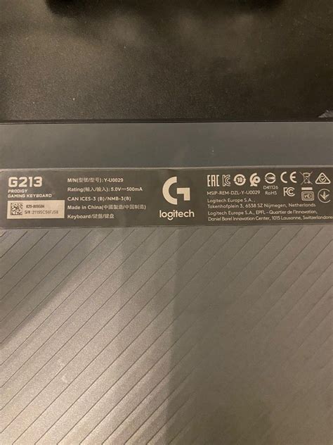 Logitech G213 Rgb Gaming Keyboard Computers And Tech Parts And Accessories Computer Keyboard On