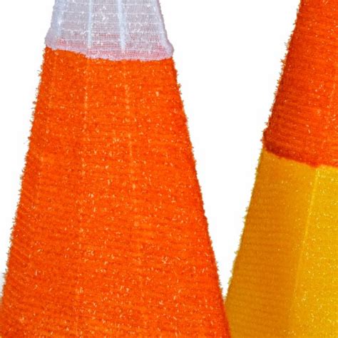 3 Piece Pre Lit Candy Corn Cones 1 Each Kroger