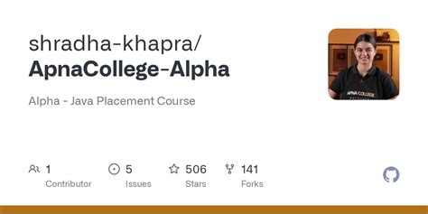 Issues Shradha Khapra ApnaCollege Alpha GitHub