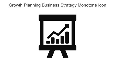 Growth Planning Business Strategy Monotone Icon In Powerpoint Pptx Png