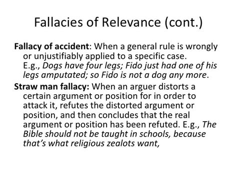 logic arguments and fallacies