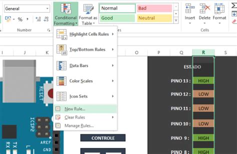 Acione Saídas Digitais Do Arduino Com Vba No Excel Embarcados
