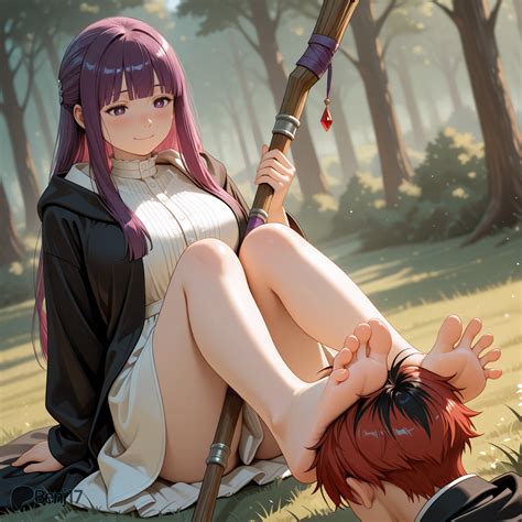 Rule 34 Ai Generated Benj17 Feet Female Fern Sousou No Frieren Foot Fetish Foot Focus Foot