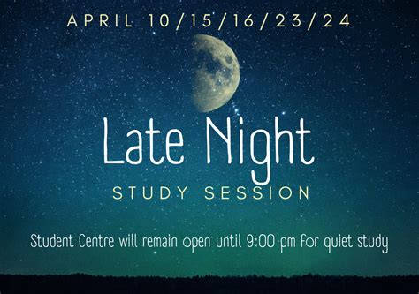 Late Night Study Session Canadian Martyrs