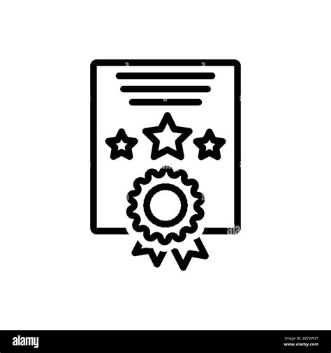 Icon For Certificate Diploma Stock Vector Image Art Alamy