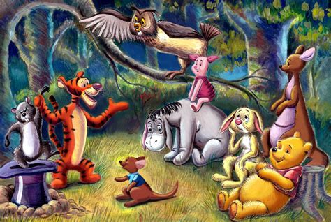 Winnie The Pooh And Friends By Zdrer456 On Deviantart