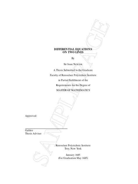 Thesis Dissertation Samples Pdf Thesis Science