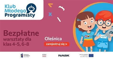 wiosenne kursy z programowania w oleśnicy z klubem młodego programisty