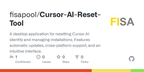 Github Fisapoolcursor Ai Reset Tool A Desktop Application For