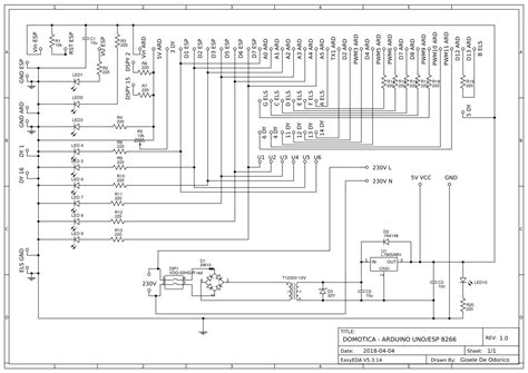 Progetto Domotica Arduino Esp Main EasyEDA Open Source Hardware Lab