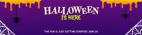 Halloween Is Here Discord Profile Banner Design Templates