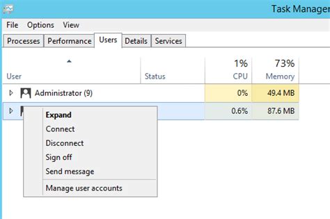 Logging Off Users On Windows Server 2012r2 With Remote Desktop Services