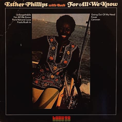 Esther Phillips With Beck For All We Know Kudu Lp