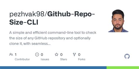 Github Pezhvak98github Repo Size Cli A Simple And Efficient Command