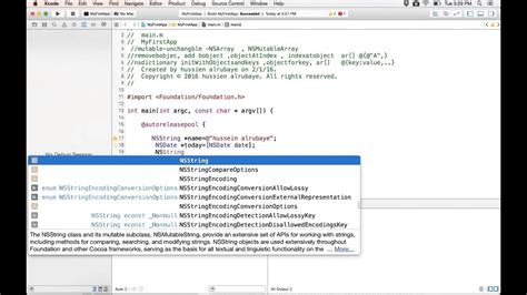 21 objective c dynamic object كائن داينمك youtube