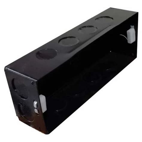 Mild Steel MS 4M 6 Module Iron Modular Switch Box Black At 90 Kg In Hisar