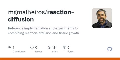 GitHub Mgmalheiros Reaction Diffusion Reference Implementation And Experiments For Combining