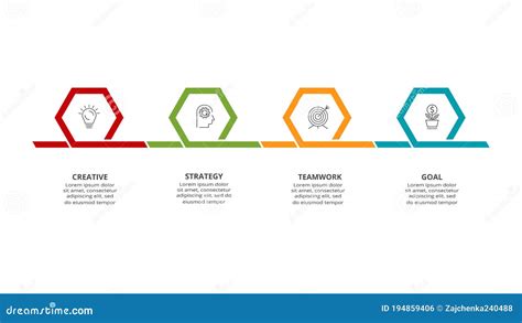 Business Data Visualization Process Chart Elements Of Graph Diagram With 4 Steps Options