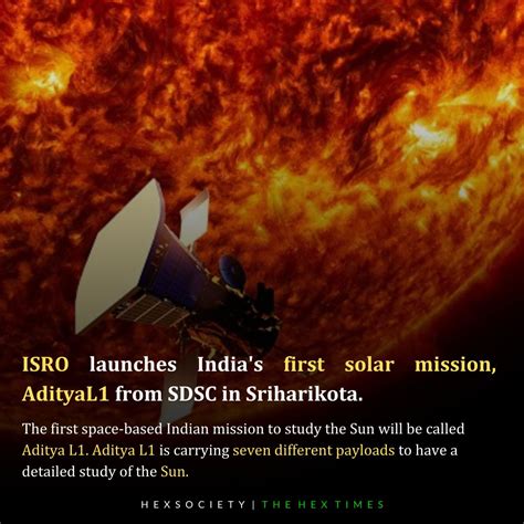 Hexsociety On Linkedin Isro Adityal1 Spaceexploration Solarmission Scienceanddiscovery…