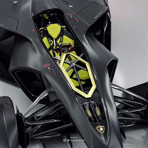 Lamborghini Supersonico Unofficial Concept Is A One Seat Electric Track