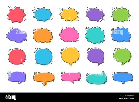 Dialogue Text Box Stock Vector Images Alamy