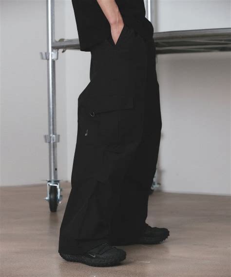 파라슈트 와이드 카고 팬츠 Black 최저가 검색 최저가 49400원 할인 알림