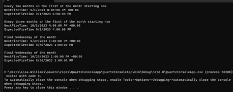 CronExpression Fails To Set The NextRunDate Accurately Issue Quartznet Quartznet GitHub