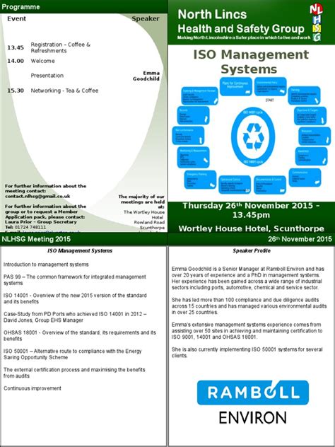 Iso Management Flyer 26 11 15 Pdf Iso 9000 Audit