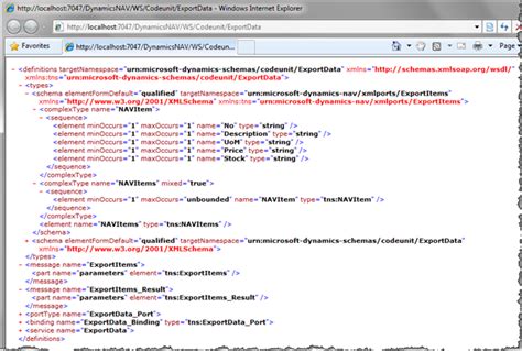 How To Use Xmlports In Web Services 1 Kauffmann Dynamics 365