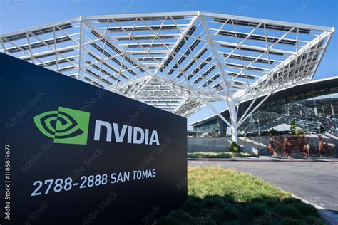 Santa Clara Ca Usa Nov 28 2024 Nvidia Sign Is Seen Outside Of The