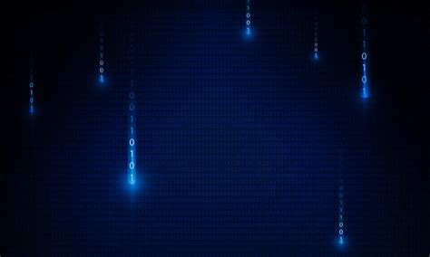 모니터의 이진 코드 번호 스트림을 추상화하는 것은 컴퓨터 행렬입니다 하이테크 커뮤니케이션 컨셉 혁신 배경 벡터 디자인 0에 대한