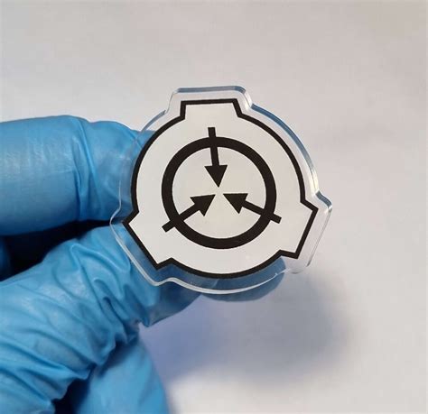 SCP Foundation Acrylic Pin Etsy