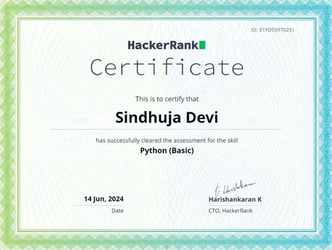 Sindhuja Devi On Linkedin Excited To Share That I Have Successfully