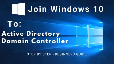 How To Join A Client Pc Windows 10 To An Active Directory Domain