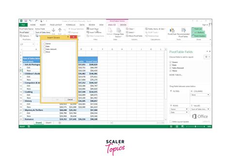 Pivot Chart In Excel Scaler Topics