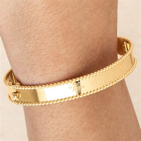 قیمت و خرید دسبند النگویی طلا 18 عیار زنانه ماوی گالری مدل سیگنیچر