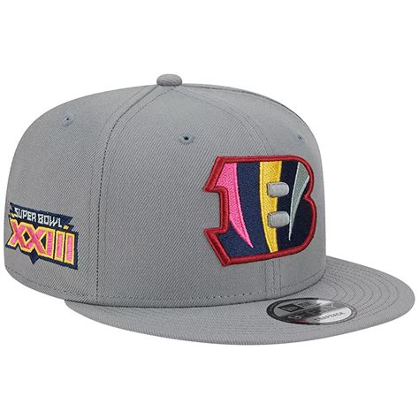 Mens New Era Gray Cincinnati Bengals Color Pack Multi 9fifty Snapback Hat