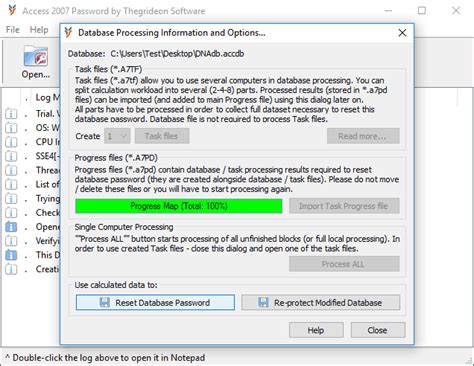 Access 2007 Password By Thegrideon Software
